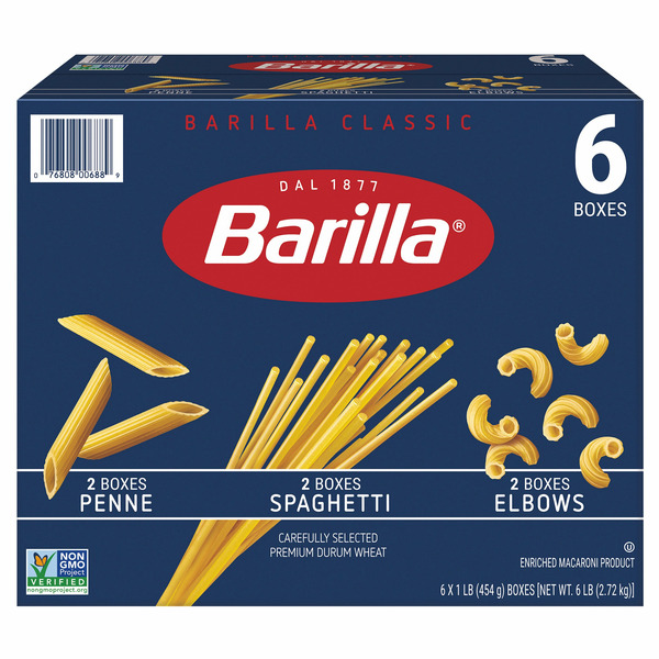 Barilla Penne, Spaghetti & Elbows Variety Pack Same-Day Delivery | Costco