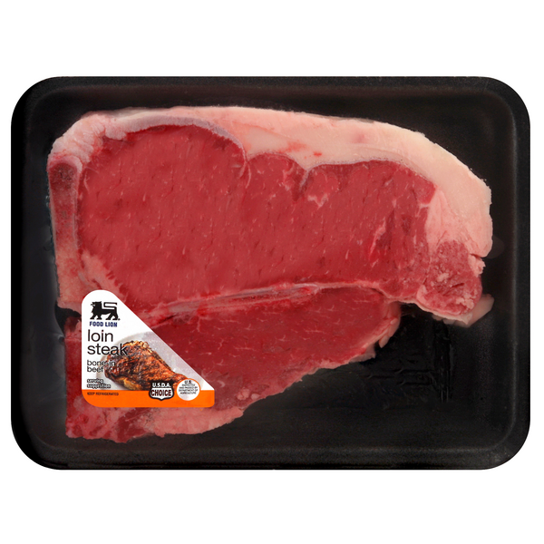 Food Lion Beef Loin Tbone Steak Same-Day Delivery or Pickup | Instacart