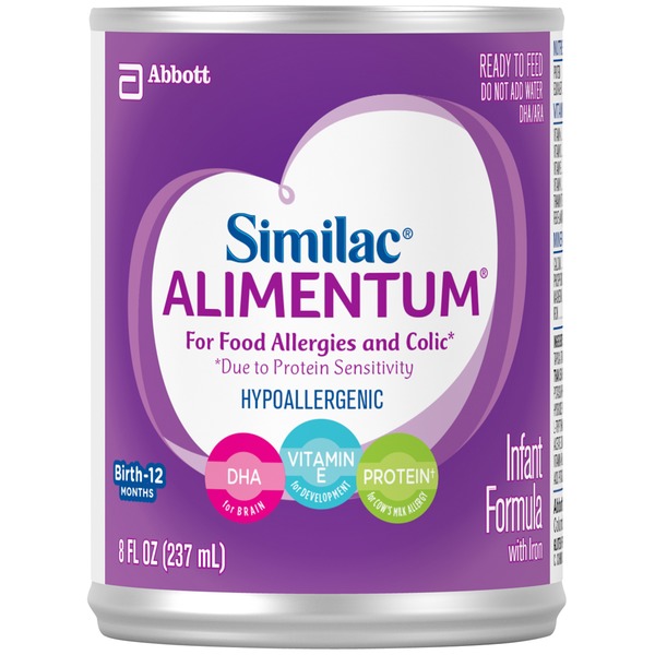 Similac Alimentum Hypoallergenic with Iron Similac Alimentum ...