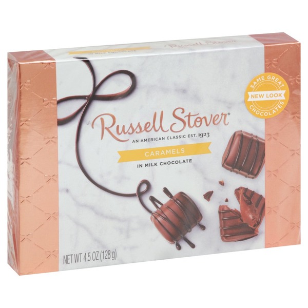Russell Stover Caramels, in Milk Chocolate (8 each) - Instacart