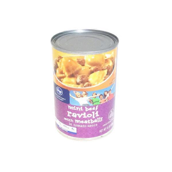 Kroger Mini Beef Ravioli With Meatballs In Tomato Sauce (15 oz) - Instacart