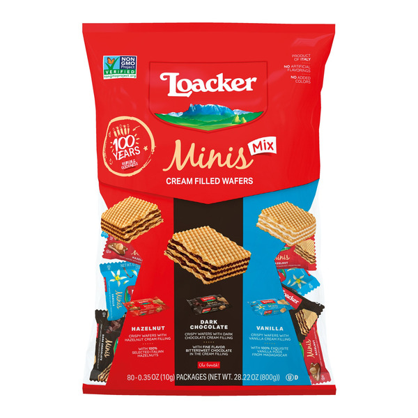 Loacker Mini Wafer Cookies Variety, .35 oz, 80-pack Same-Day Delivery ...