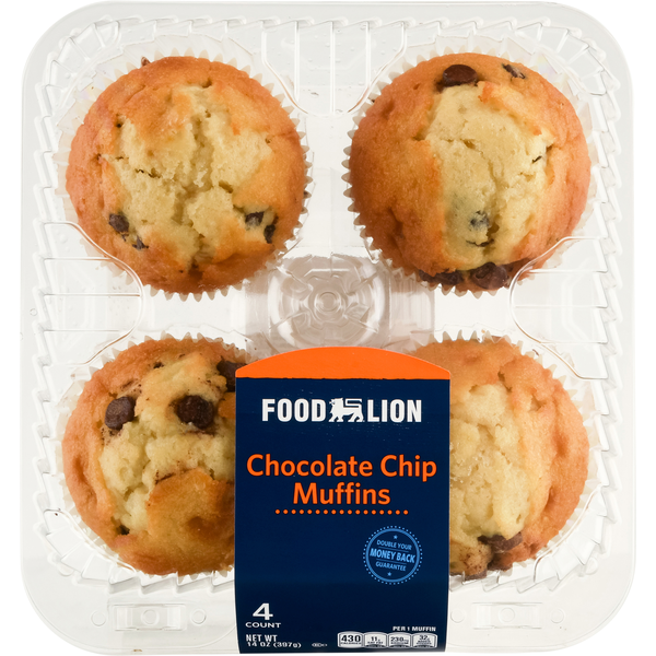 Food Lion Food Lion Chocolate Chip Muffins Same-Day Delivery or Pickup ...
