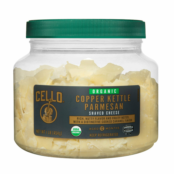 Cello Copper Kettle Organic Parmesan Cheese Shavings Same-Day Delivery ...