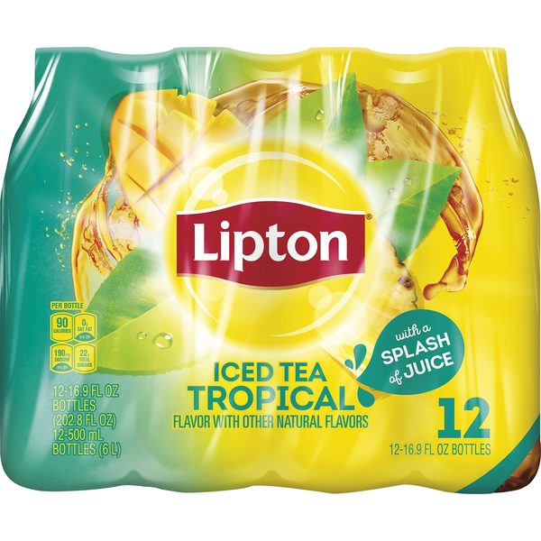 Lipton Tropical Iced Tea (202.8 fl oz) - Instacart