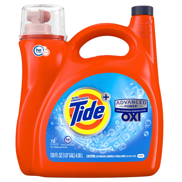 Tide Advanced Power Liquid Laundry Detergent with Oxi Same-Day Delivery ...