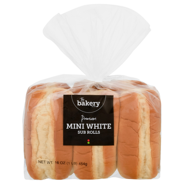 Stop & Shop The Bakery Mini White Premium Sub Rolls Same-Day Delivery ...
