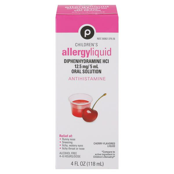 Publix Publix Allergy Liquid, Cherry, Children's Pickup | Instacart