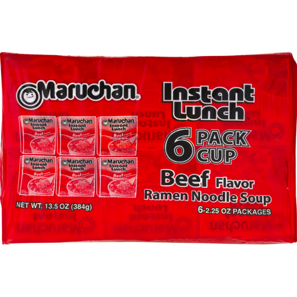 Maruchan Instant Lunch Beef Flavor Ramen noodles (2.25 oz) - Instacart