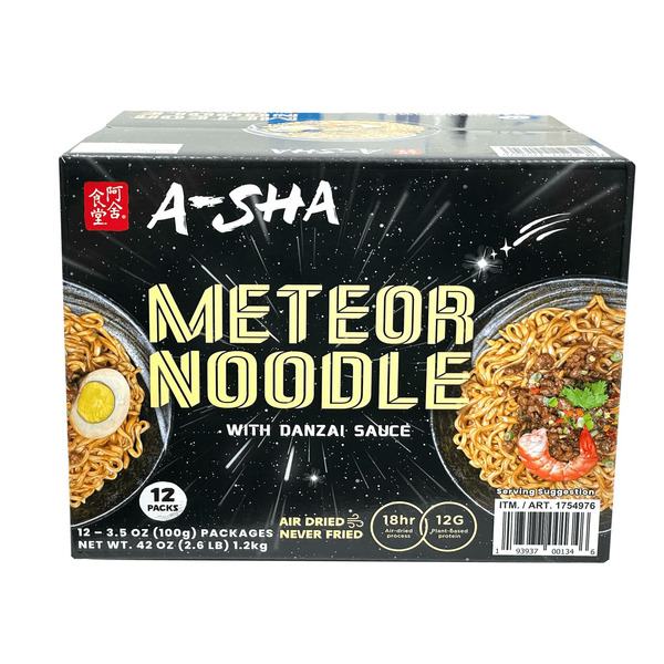Costco A-Sha Meteor Noodles With Danzai Sauce Same-Day Delivery or Pickup | Instacart