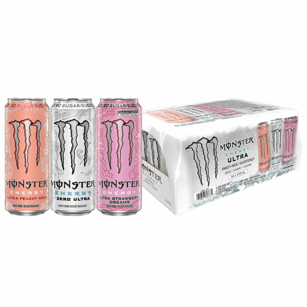Costco Monster Energy Ultra Zero Sugar Drink Variety Pack Same-Day ...