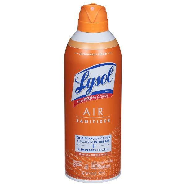 LYSOL® Lysol Air Sanitizer Spray, For Air Sanitization and Odor ...