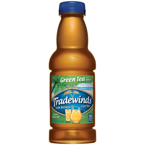 Tradewinds Green Tea with Honey Iced Tea (20 fl oz) - Instacart