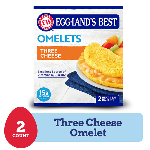 Eggland's Best Three Cheese Frozen Omelet, 2 count Same-Day Delivery or ...