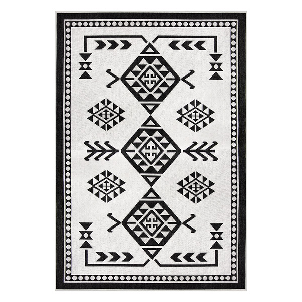 ALDI Huntington Home Flatweave Indoor Outdoor Rug Tribal Same Day Delivery or Pickup Aldi