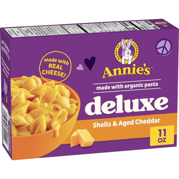 Annie's Deluxe Shells and Aged Cheddar Pasta and Cheese Sauce Same-Day ...