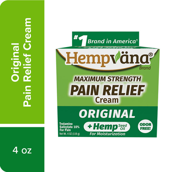 Walmart Hempvana Original Relief Cream, Maximum Strength Same-Day ...