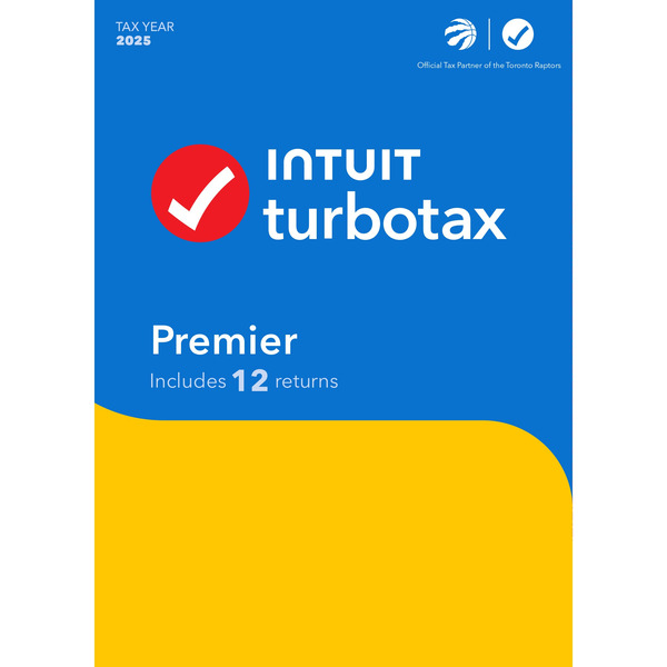TurboTax Premier 2025 Tax Software, 12 Returns Same-Day Delivery | Costco