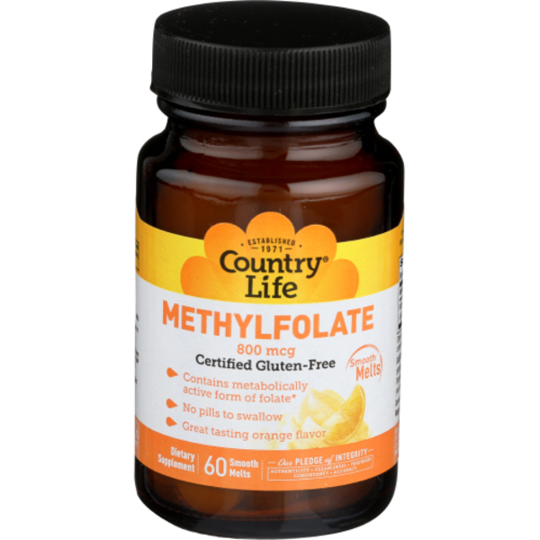 Sprouts Farmers Market Country Life Methylfolate DFE, 1333 mcg, Orange ...