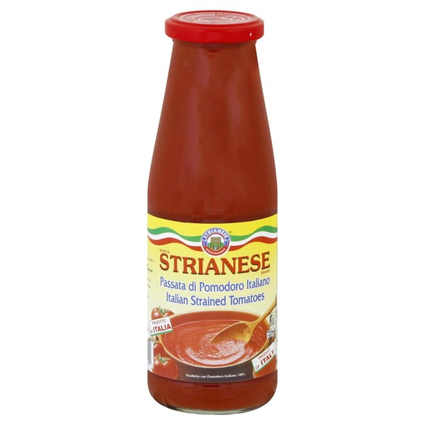 Strianese Tomatoes, Italian, Strained (24.34 oz) - Instacart