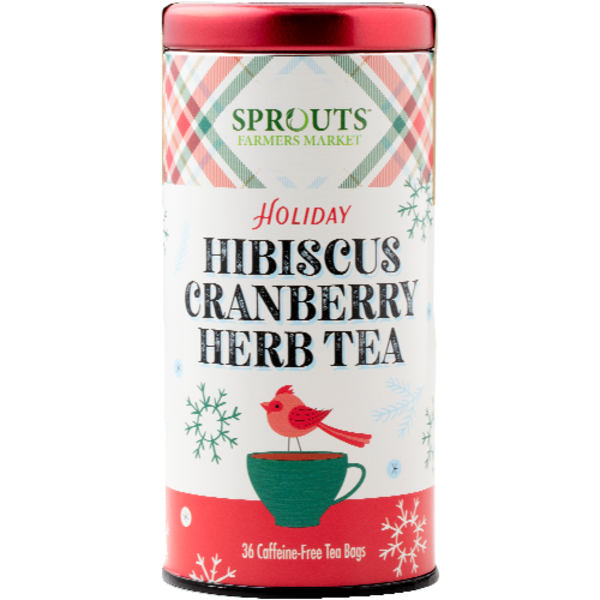 Sprouts Farmers Market Sprouts Holiday Hibiscus Caffeine-Free Cranberry ...
