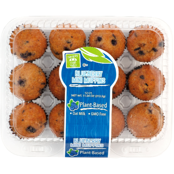 Sprouts Farmers Market Café Valley Bakery Plant-Based Blueberry Mini ...