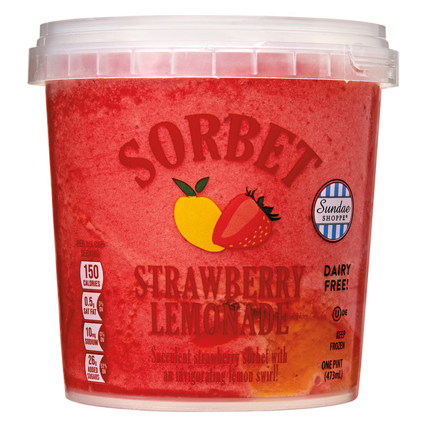 Sundae Shoppe Strawberry Lemonade Sorbet Same-Day Delivery or Pickup | ALDI