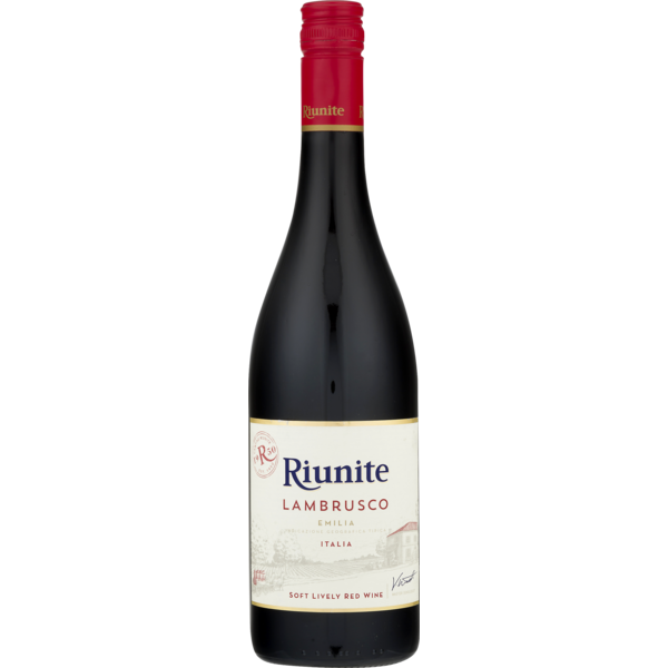 Riunite Lambrusco Emilia Italia Soft Lively Red Wine (750 ml) - Instacart