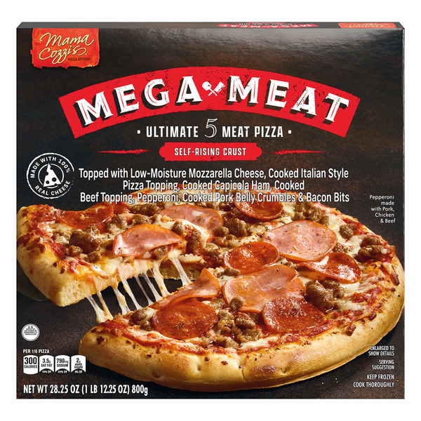 ALDI Mama Cozzi's Pizza Kitchen Mega Meat Pizza Same-Day Delivery or ...