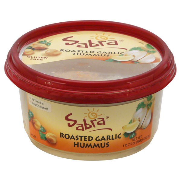 Sabra Hummus, Roasted Garlic (23.5 oz) - Instacart