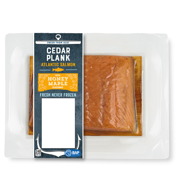 Fresh Honey Maple Cedar Plank Salmon Same-Day Delivery or Pickup | ALDI