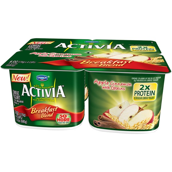Activia Breakfast Blend Breakfast Blend Apple Cinnamon 6 Oz Activia ...