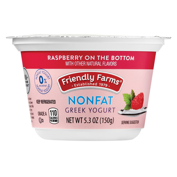 Friendly Farms Nonfat Strawberry on the Bottom Greek Yogurt Same-Day ...