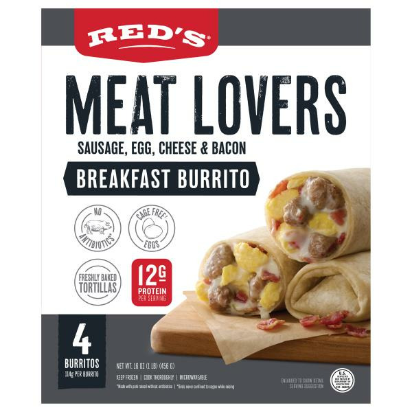 Red's Breakfast Burrito, Meat Lovers Same-Day Delivery or Pickup | Publix