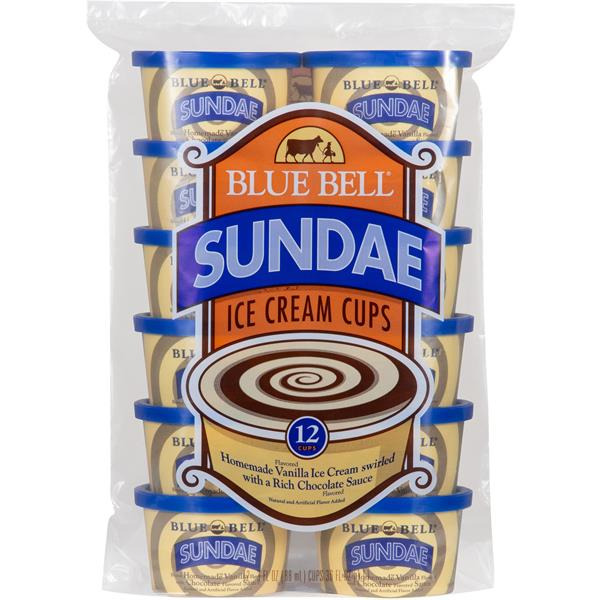 Blue Bell Sundae Ice Cream Cups Same-Day Delivery or Pickup | Publix
