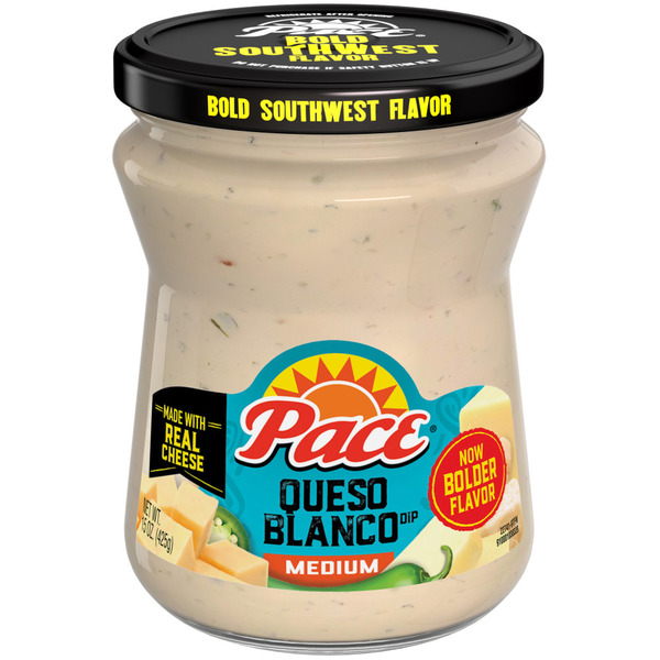 Pace Medium Queso Blanco Cheese Dip Same-Day Delivery or Pickup ...