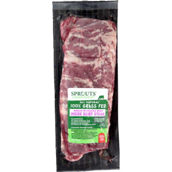 100% Angus Grass-Fed Beef Inside Skirt Steak Same-Day Delivery or ...