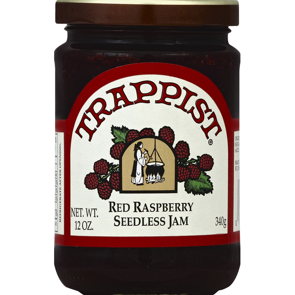 Trappist Preserves Jam, Red Raspberry Seedless Same-Day Delivery or ...