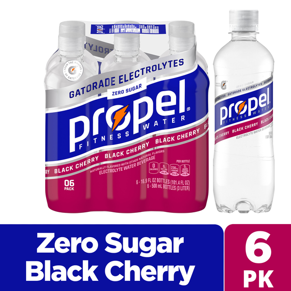 Propel Zero Sugar Electrolyte Water Beverage, Black Cherry, Same-Day ...