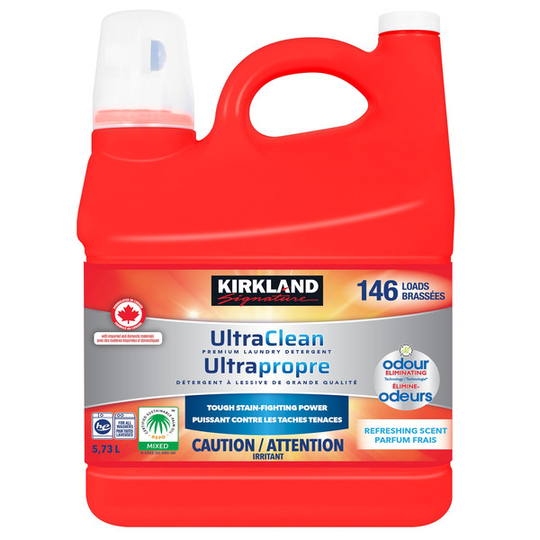 Kirkland Signature 133 Wash Loads Ultra Clean Premium Laundry Detergent ...