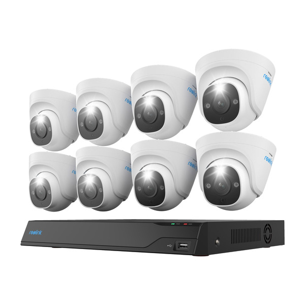 Reolink 4K+ 16-Channel 4TB 8-Cam Wired Security Camera System Same-Day ...