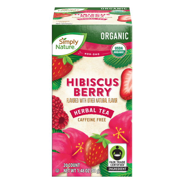 Simply Nature Hibiscus Berry Herbal Tea Same-Day Delivery or Pickup | ALDI