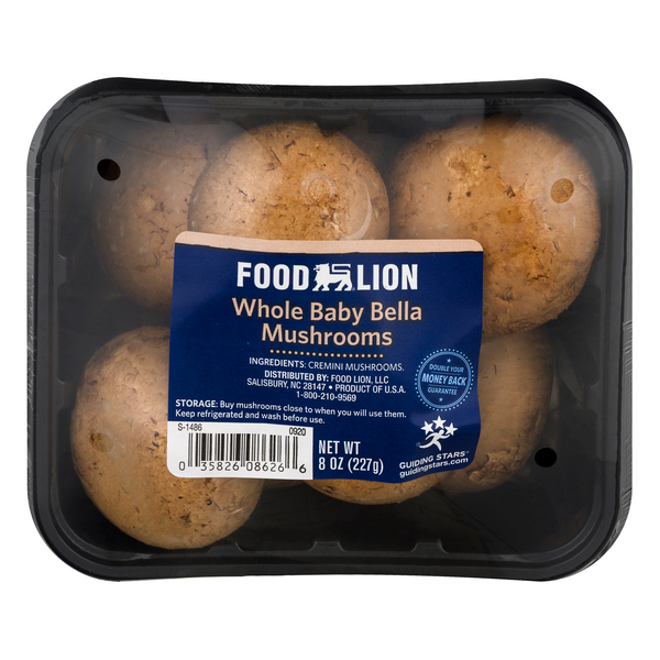 Food Lion Food Lion Baby Bella Fresh Mushrooms Same-Day Delivery or ...