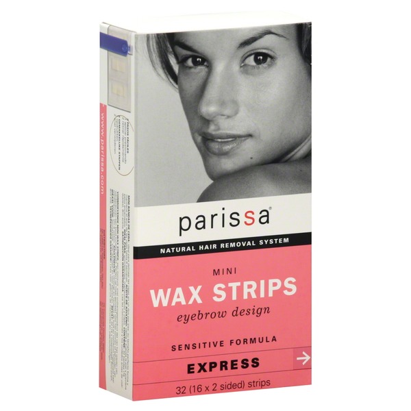 Parissa Hair Removal, Wax Strips, Mini, Eyebrow Design (32 ct) from ...