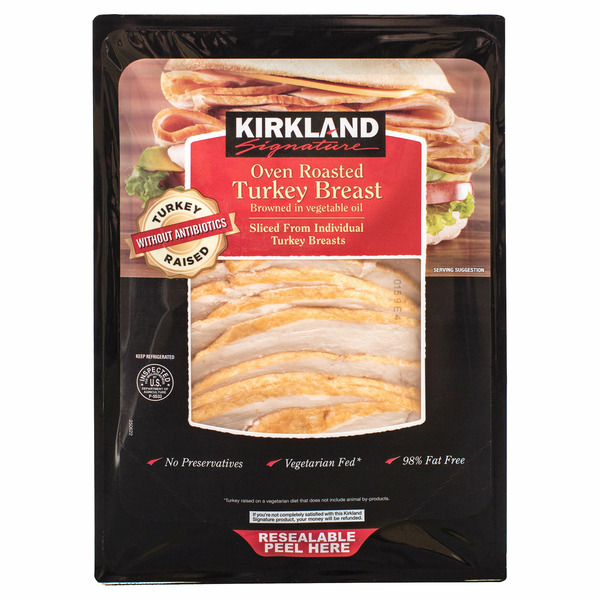 Kirkland Signature Antibiotic Free Oven Roasted Turkey Breast Same-Day ...