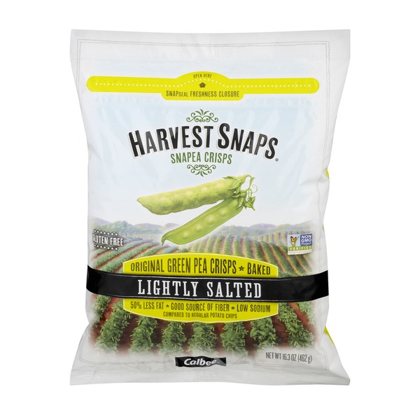 Harvest Snaps Lightly Salted Snapea Crisps (16.3 oz) - Instacart