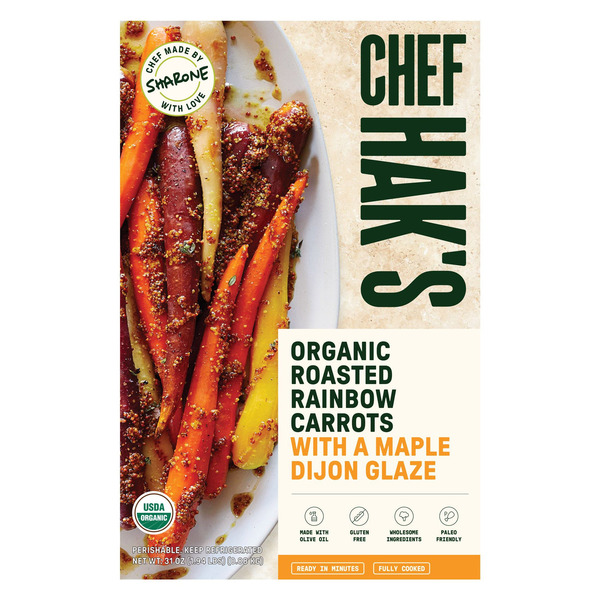 Chef Hak's Organic Roasted Rainbow Carrots, 31 oz Same-Day Delivery ...