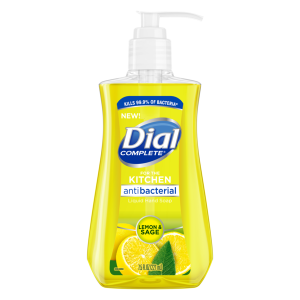 Dial Antibacterial Liquid Hand Soap, Lemon & Sage (7.5 fl oz) - Instacart