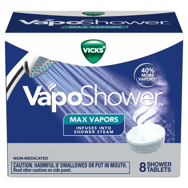 Vicks VapoShower Max Vapors, 8 Shower Tablets Same-Day Delivery | Costco