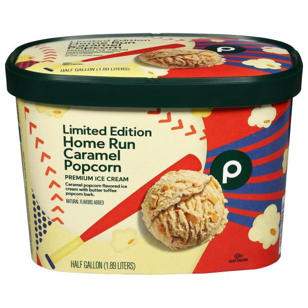 Publix Limited Edition Ice Cream Homerun Caramel Popcorn Same-Day ...